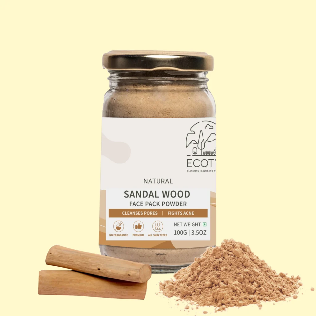 Natural Sandalwood Powder – Pure Skin Brightening & Pore Cleansing Clay ...